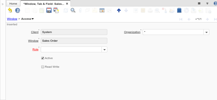 Window, Tab and Field (Window ID-102) - iDempiere en