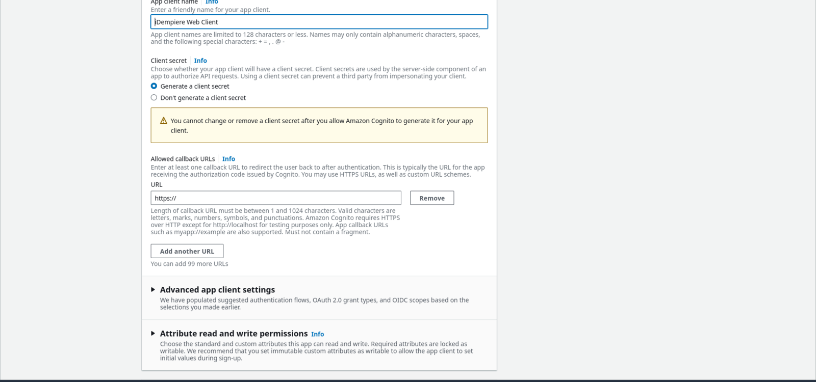 OIDC SSO Amazon Cognito - iDempiere en