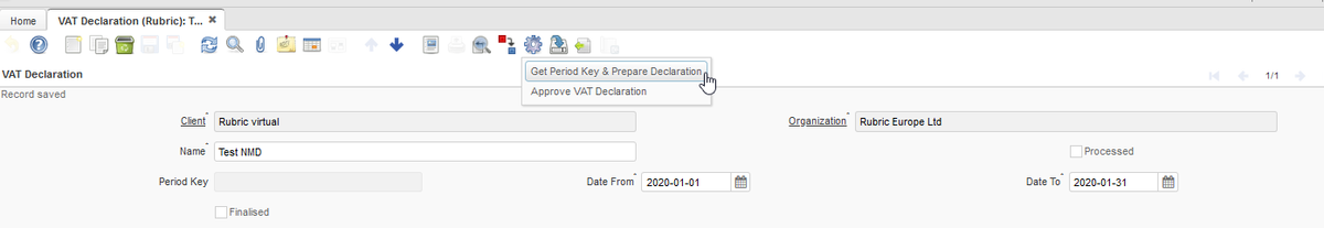 Plugin: VAT (MTD) - iDempiere en