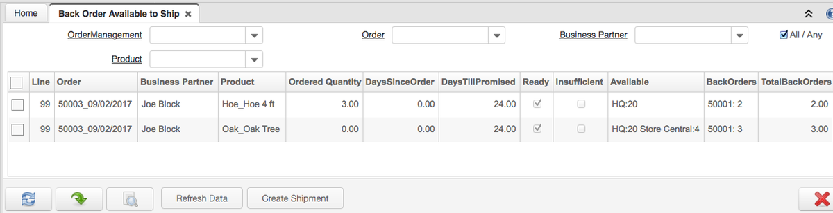 Plugin: BackOrder Management - iDempiere en